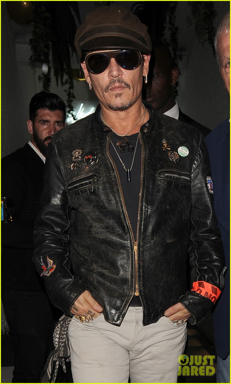 Johnny Depp Has a Night Out in London For a Friend's Birthday: Photo ...