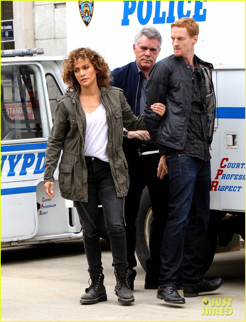 Jennifer Lopez Films an Arrest Scene on Set of 'Shades of Blue': Photo ...