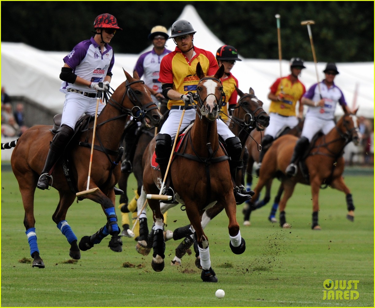 Princes William & Harry Play in Jerudong Trophy Polo Match: Photo ...