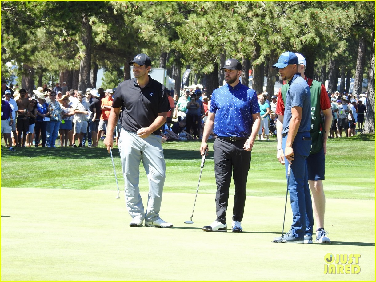 Justin Timberlake, Stephen Curry, & Tony Romo Snap a Selfie at ...