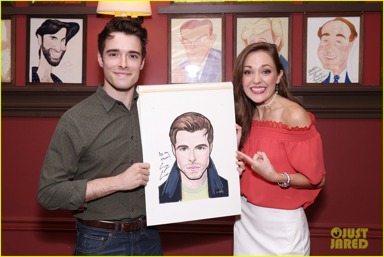 Broadway's Corey Cott Unveils His Portrait at NY's Sardi's: Photo ...