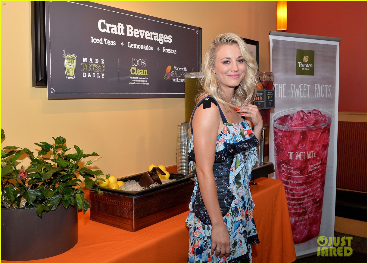 Kaley Cuoco Teams Up with Panera Bread to Launch New Beverage Station ...