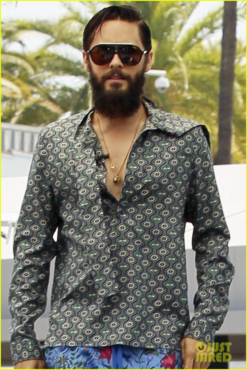 Jared Leto Mixes Patterns While Promoting 'Walk on Water': Photo ...
