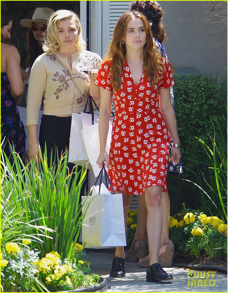 BFFs Chloe Moretz & Zoey Deutch Hang Out at Jennifer Klein's Day of ...