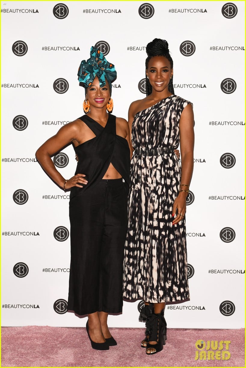 Kelly Rowland, Monique Coleman & Simone Biles Buddy Up at Beautycon LA ...