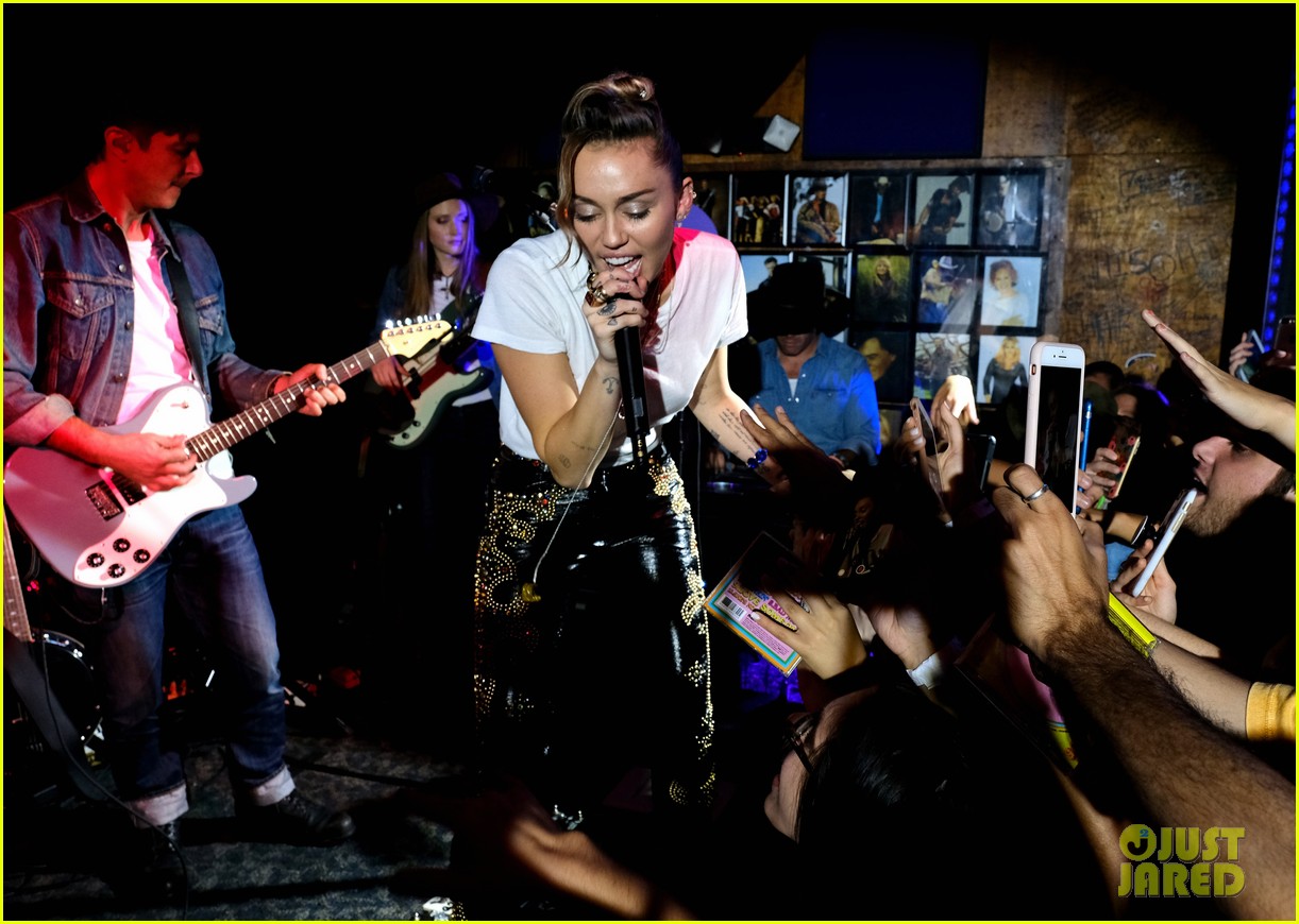 Miley Cyrus Reunites with Best Friend Lesley at Her Album Release Party ...