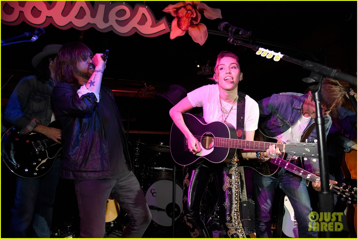 Miley Cyrus Reunites with Best Friend Lesley at Her Album Release Party ...