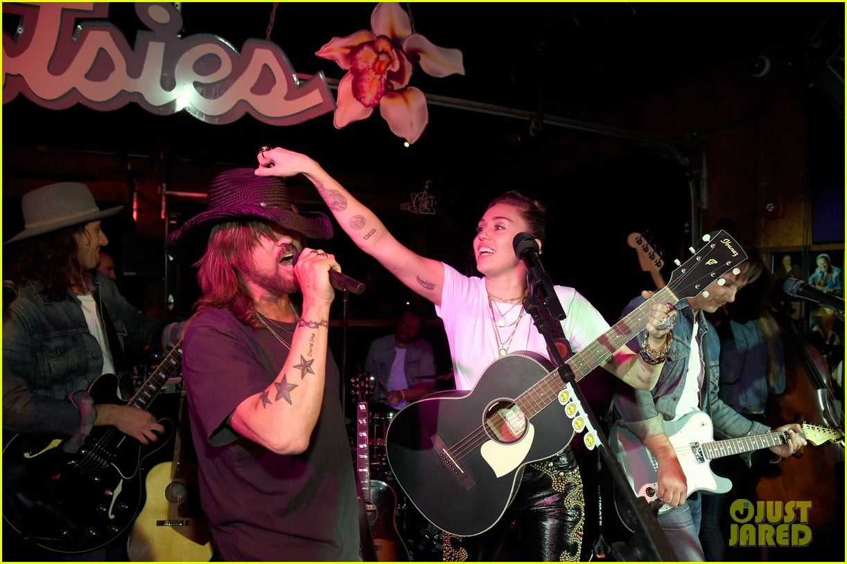 Miley Cyrus Reunites with Best Friend Lesley at Her Album Release Party ...