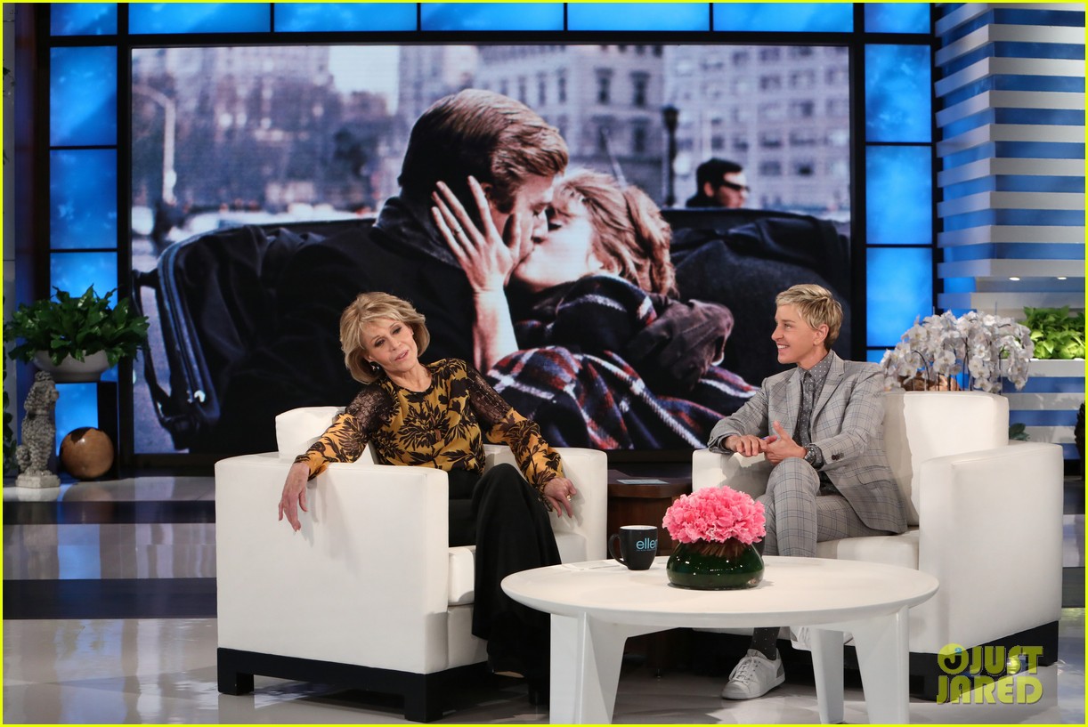 Jane Fonda Tells Ellen She's 'Unhappy' That Latest Love Scene with ...