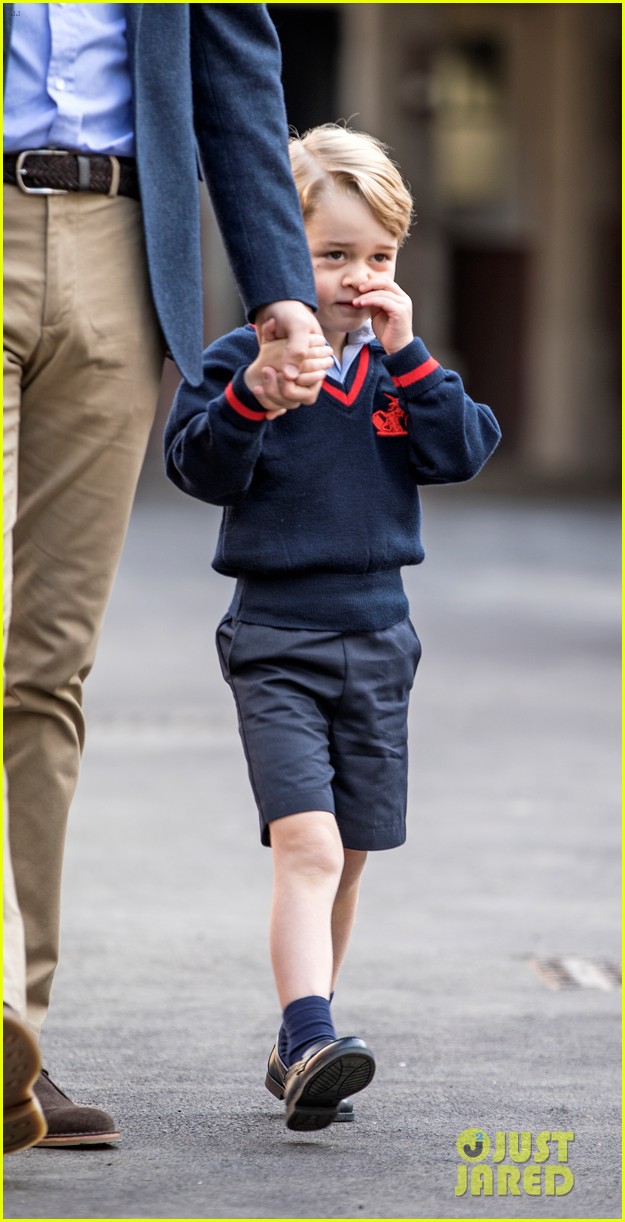 Prince George Arrives for First Day of School (Photos & Video!): Photo ...