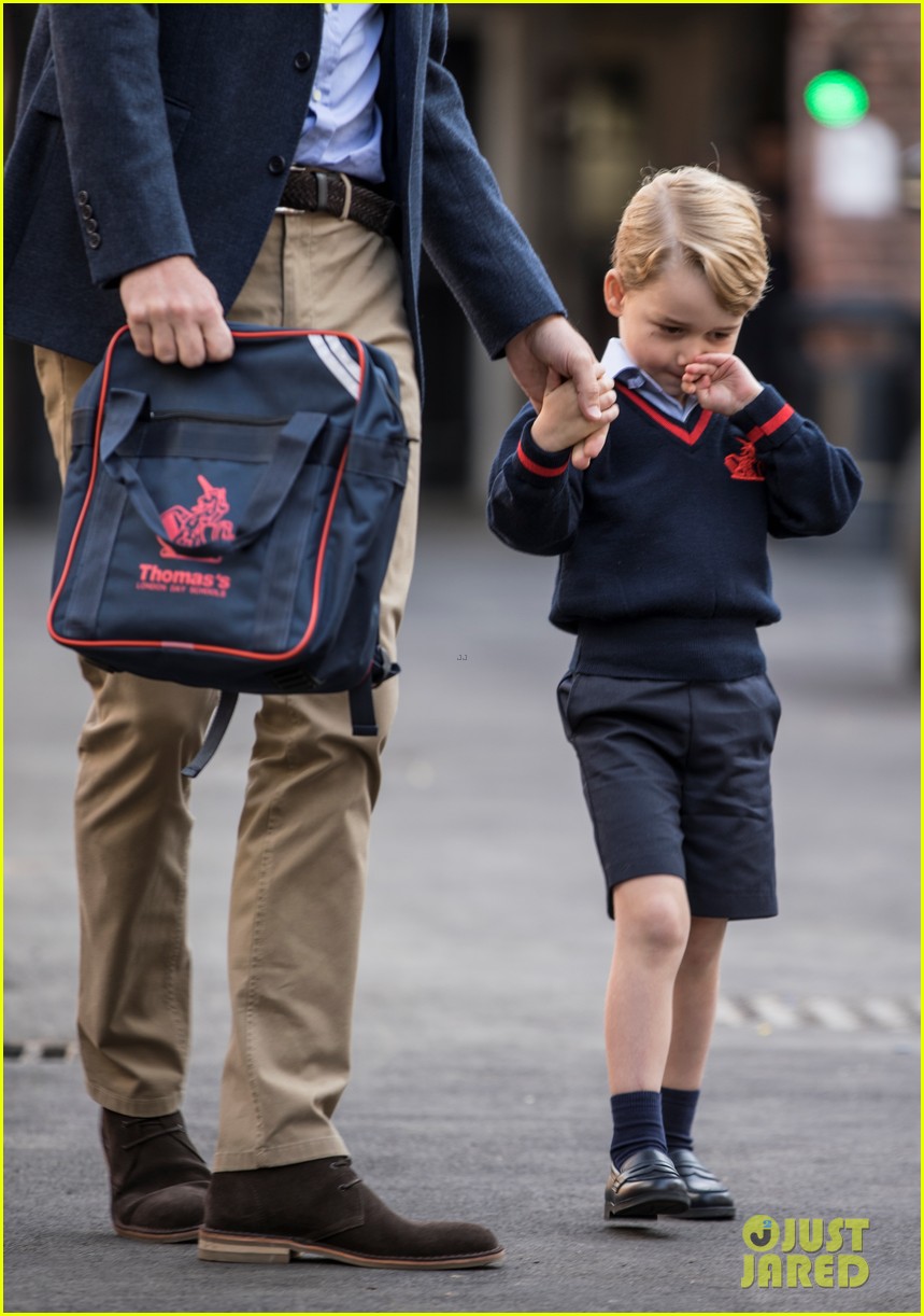 Prince George Arrives for First Day of School (Photos & Video!): Photo ...