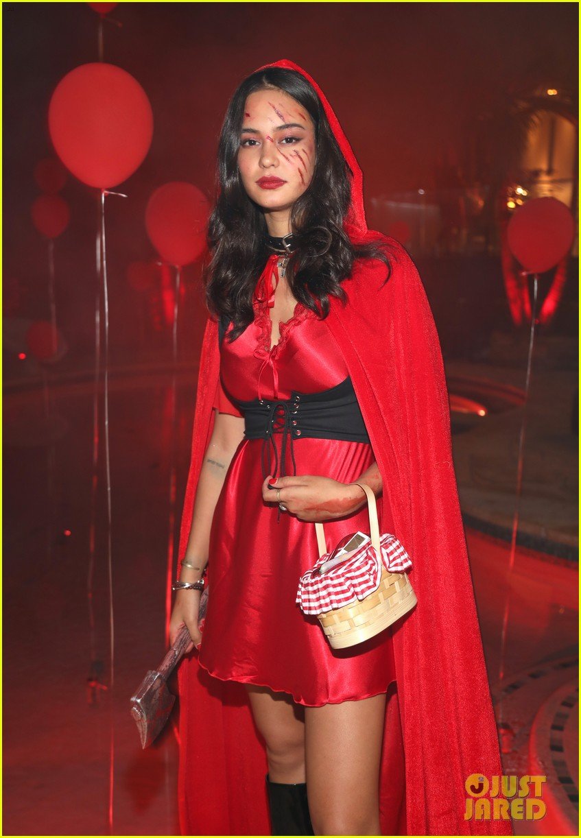 Courtney Eaton Is a Bloody Little Red at Just Jared Halloween Party ...