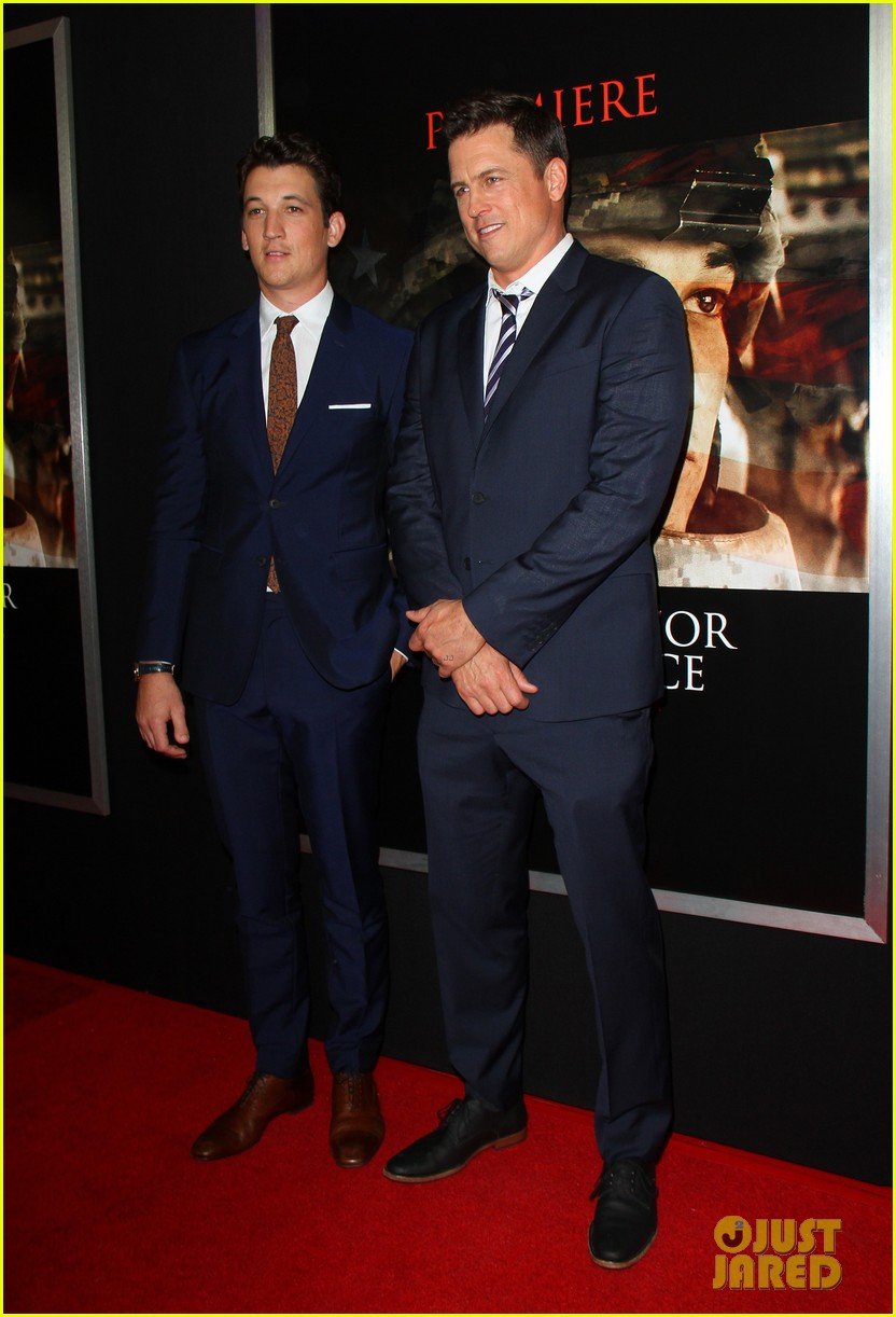 Miles Teller & Keleigh Sperry Couple Up at 'Thank You For Your Service ...