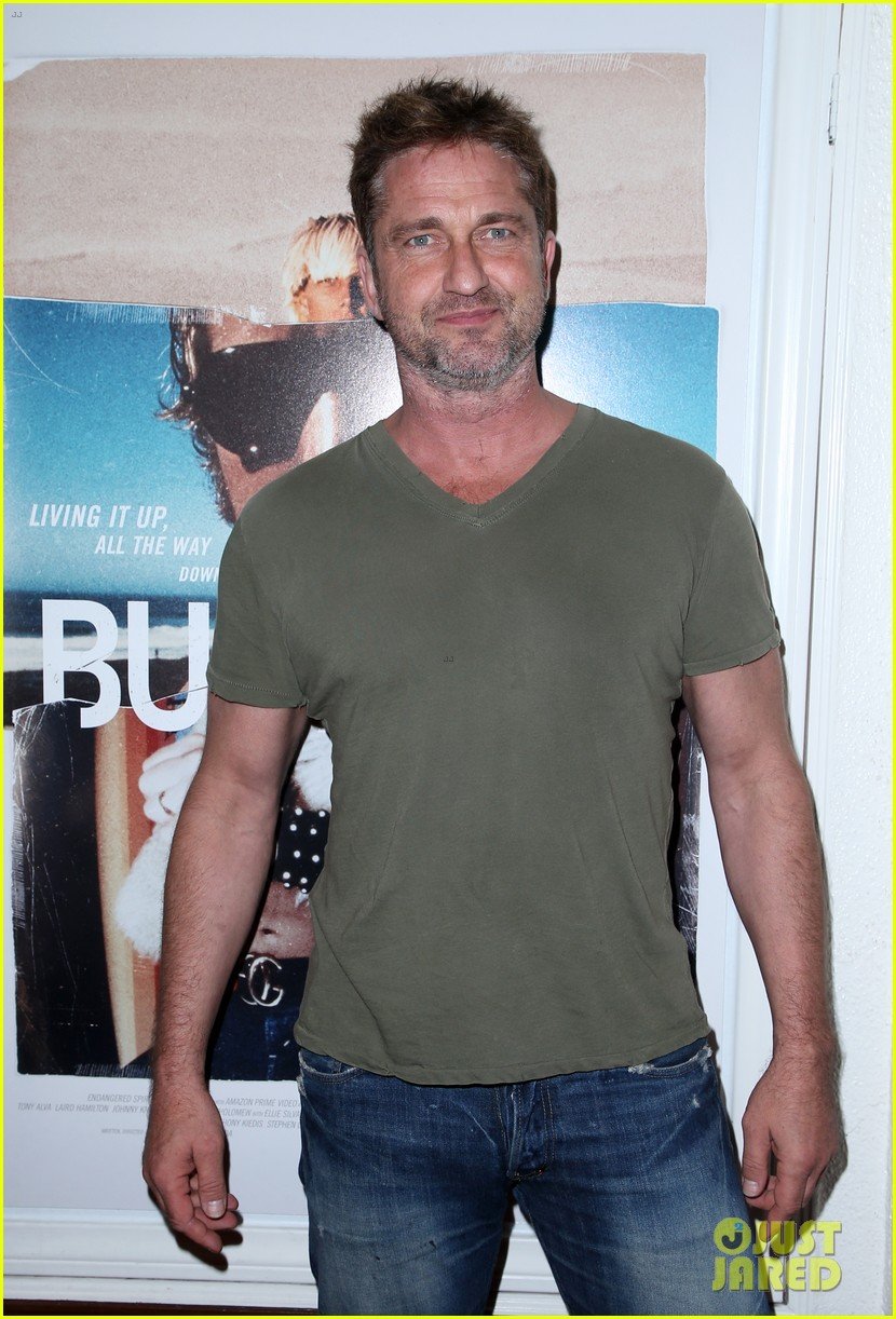 Gerard Butler & Joel Kinnaman Step Out to Support 'Bunker77 ...