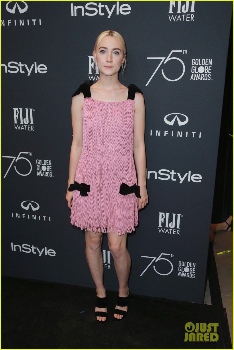 Kaya Scodelario & Saoirse Ronan Step Out For HFPA's Golden Globes ...