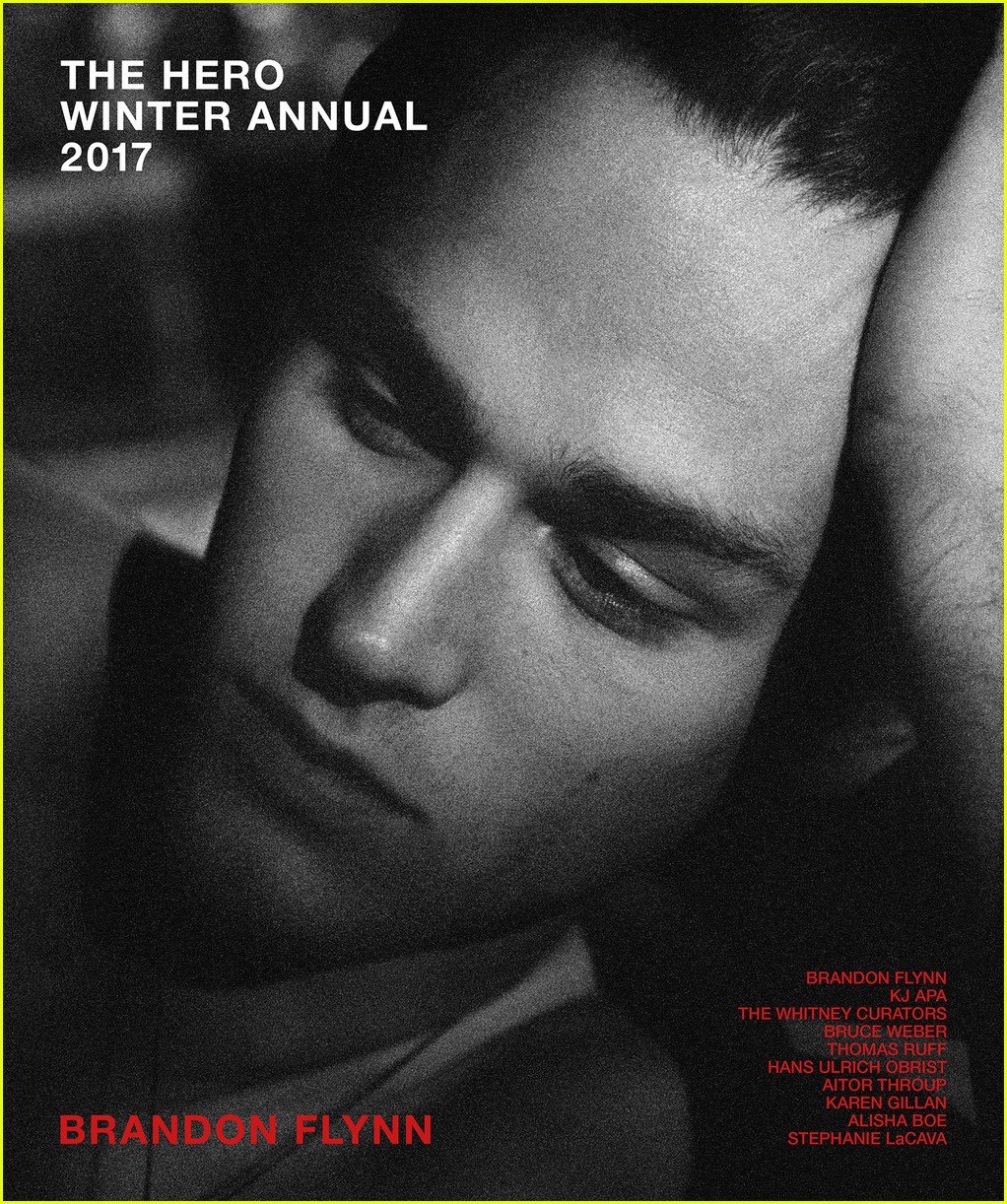 13 Reasons Why's Brandon Flynn Goes Shirtless For 'The Hero Winter ...