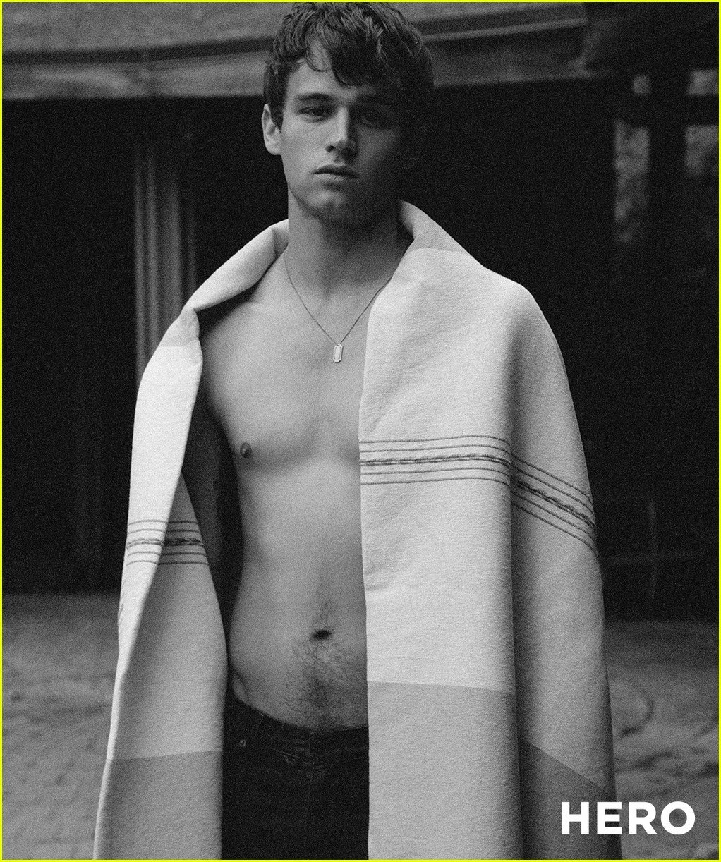 13 Reasons Why's Brandon Flynn Goes Shirtless For 'The Hero Winter ...