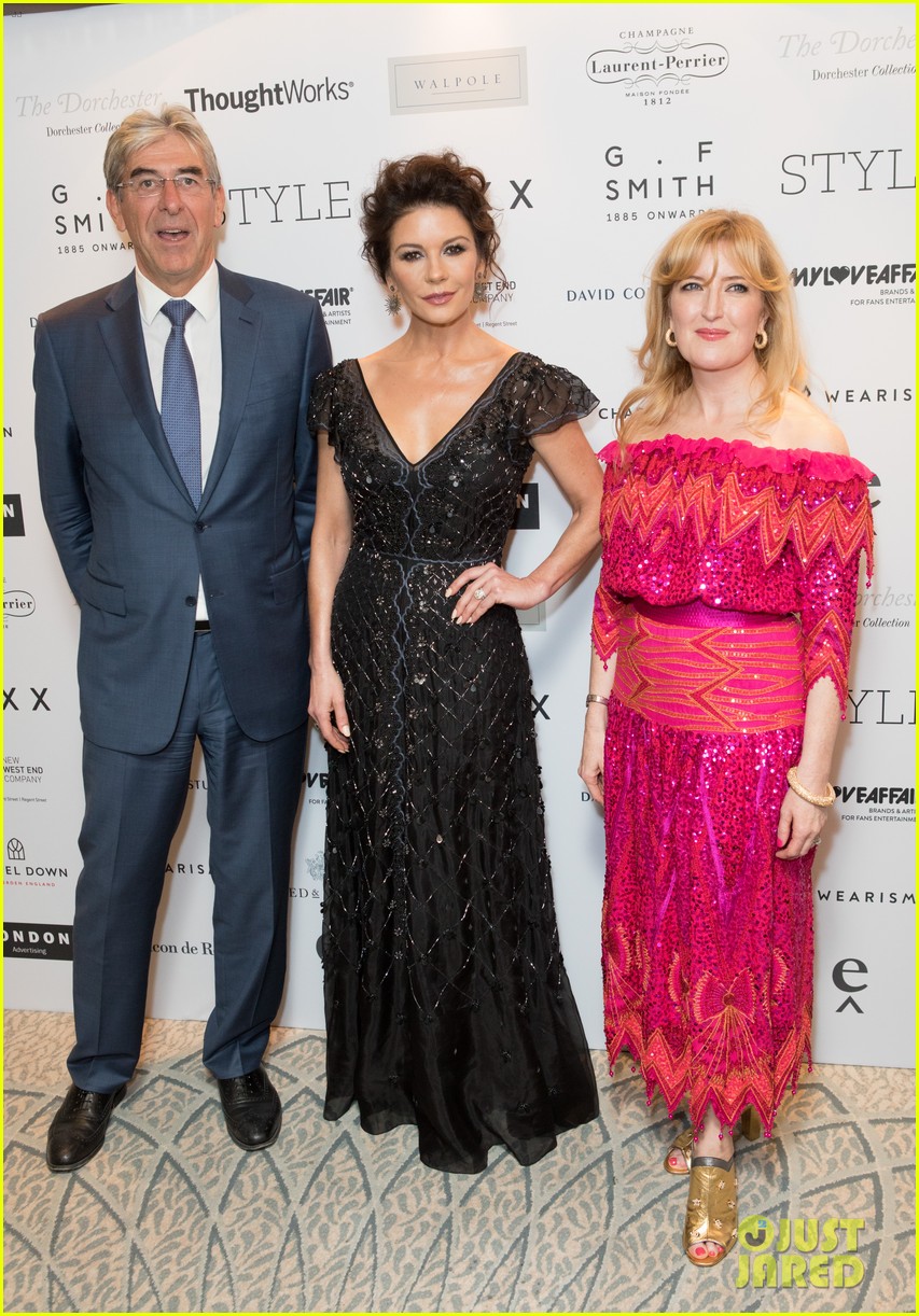Catherine Zeta-Jones Looks Glam at Walpole British Luxury Awards 2017 ...