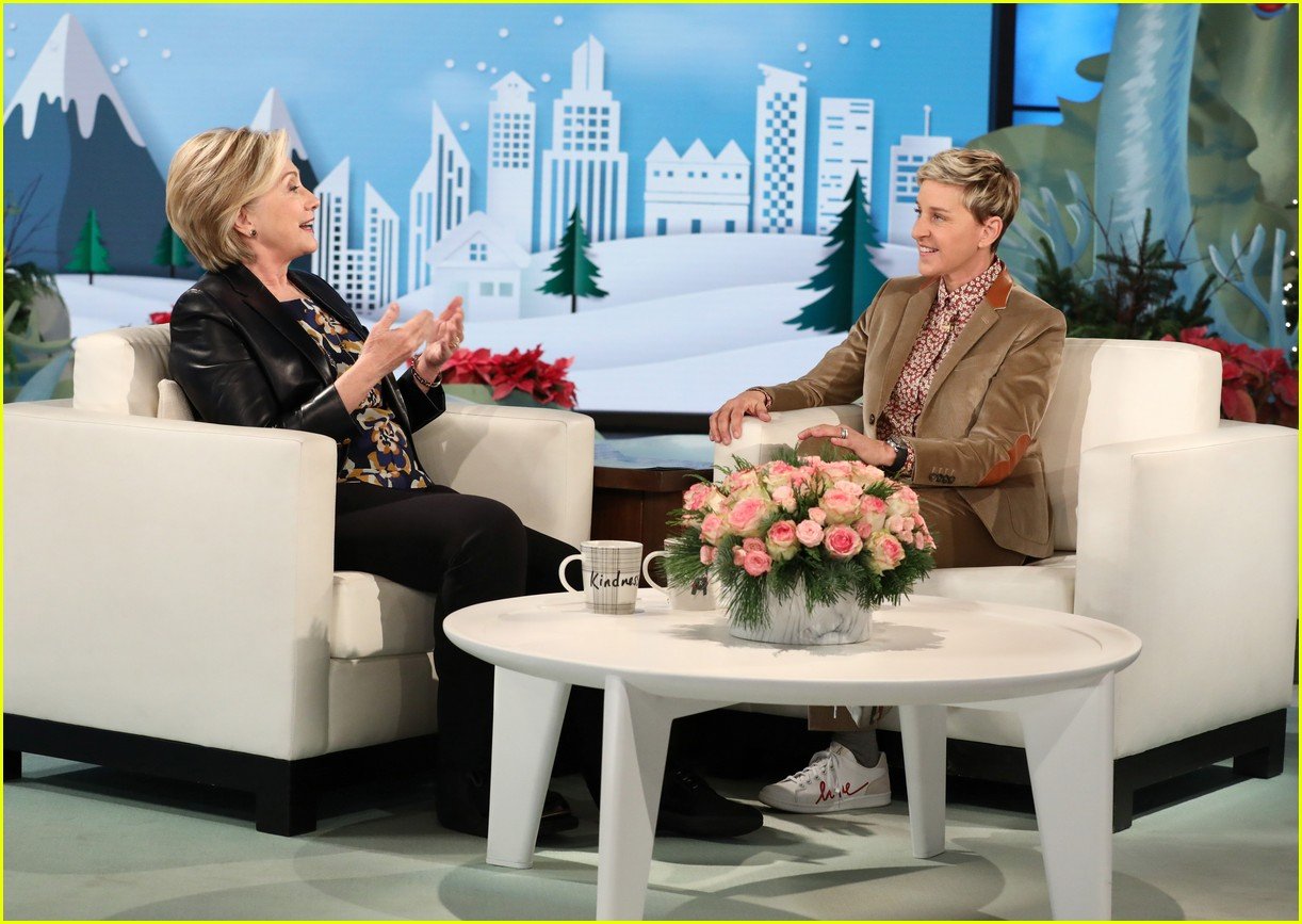 Hillary Clinton Answers After Ellen Asks if Trump Will Last Four Years ...