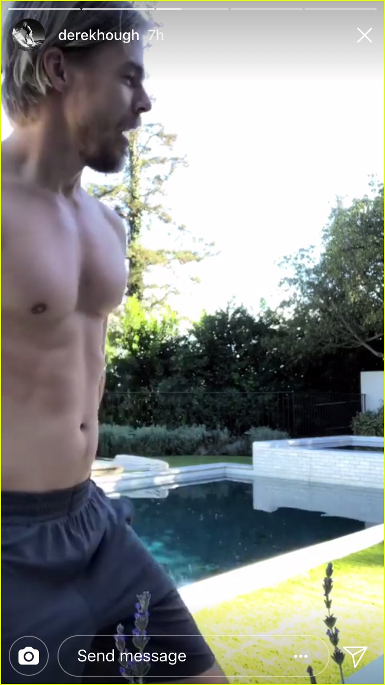 Derek Hough Goes Shirtless for a Post-Workout Swim!: Photo 4005514 ...