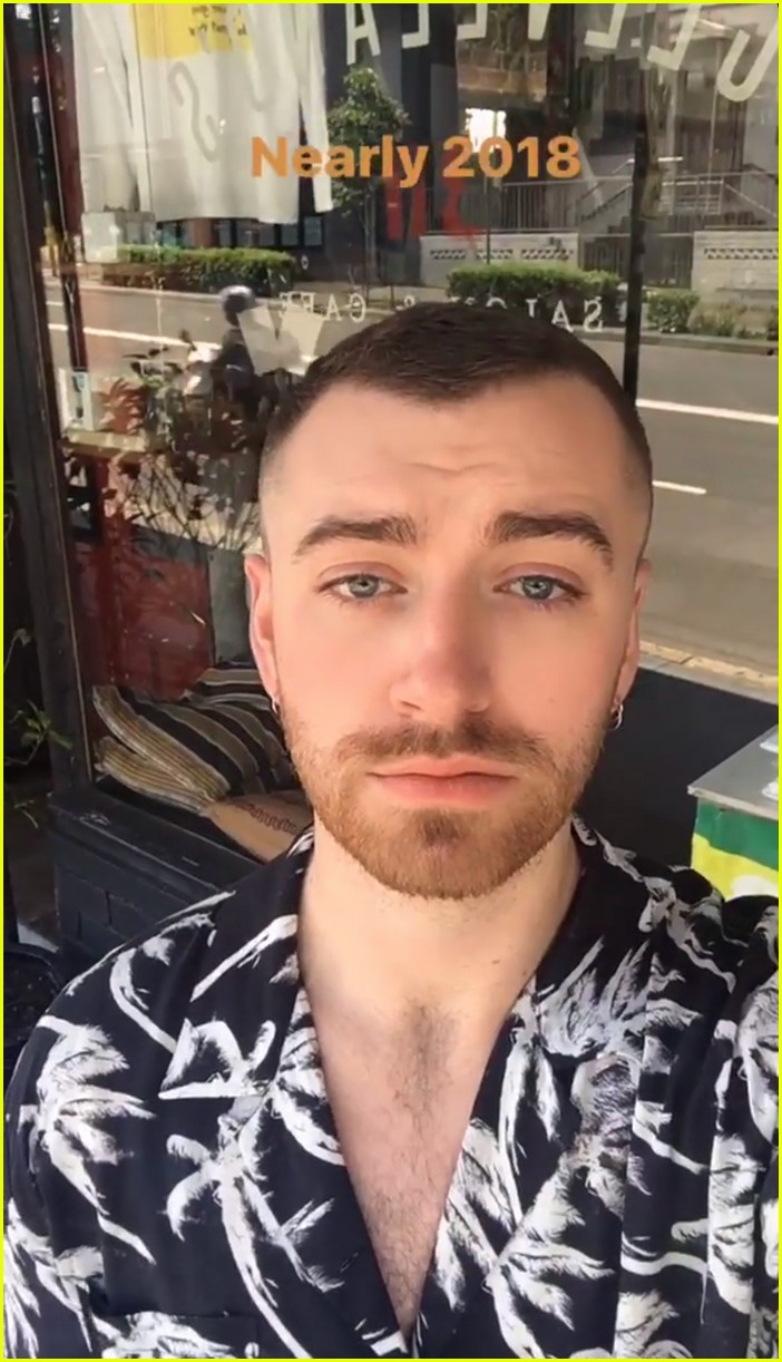 Sam Smith Wears a Dress & Heels While Preparing for 2018!: Photo ...