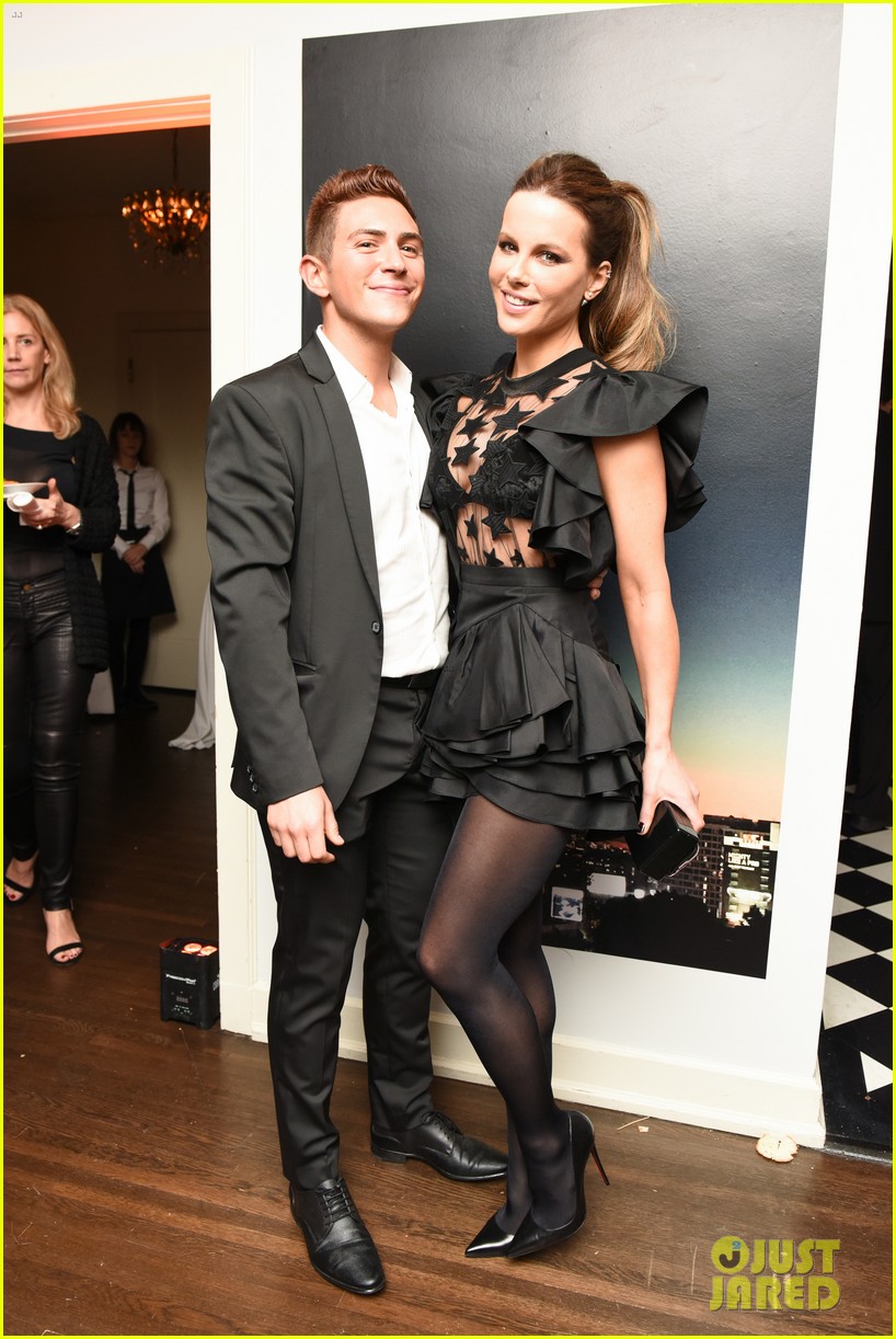 Kate Beckinsale, Salma Hayek & More Step Out In Style for W Mag's Pre ...