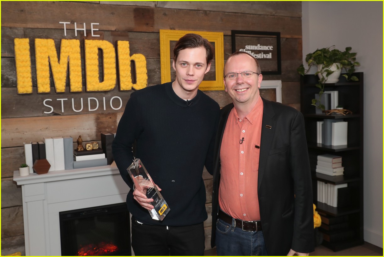 Bill Skarsgard Receives the IMDb STARmeter Award at Sundance 2018 ...