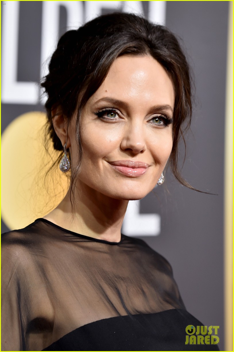 Angelina Jolie Joins Isabelle Huppert to Present at Golden Globes 2018 ...