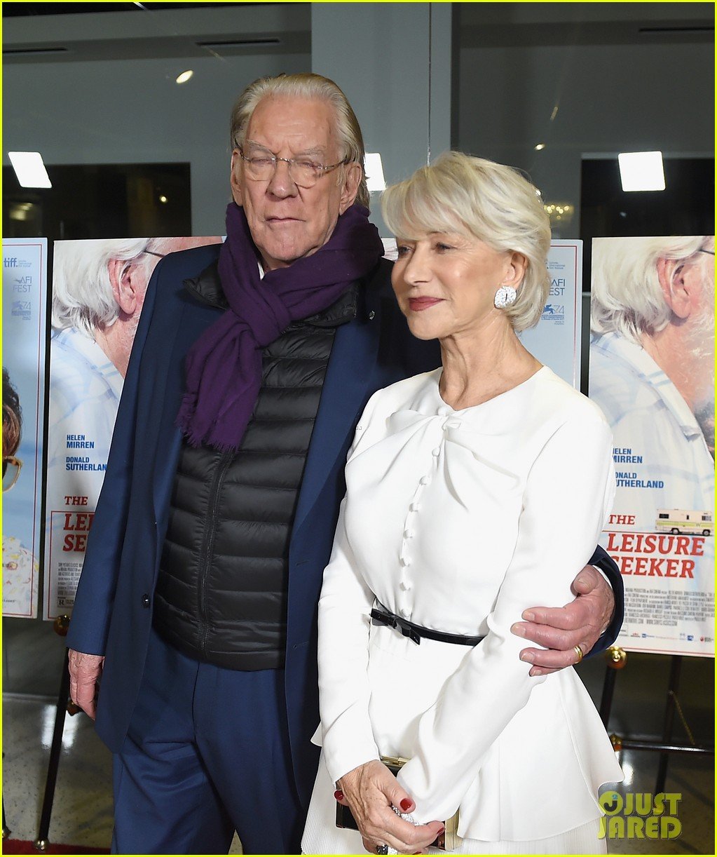 Helen Mirren & Donald Sutherland Couple Up for 'The Leisure Seeker ...