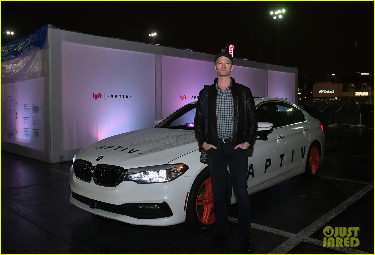 Neil Patrick Harris Checks Out a Self-Driving Car with Lyft: Photo ...