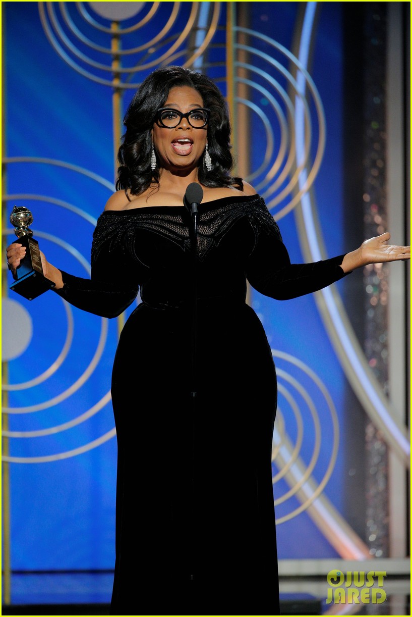 Oprah Winfrey Says 'Time's Up' in Powerful Golden Globes Speech (Video ...