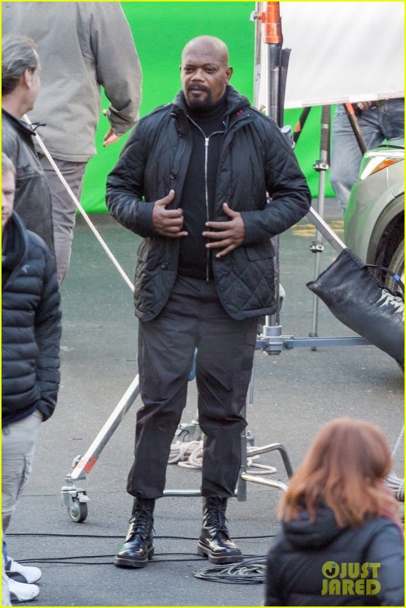 Samuel L. Jackson & Cobie Smulders Team Up Again on the Set of Upcoming ...