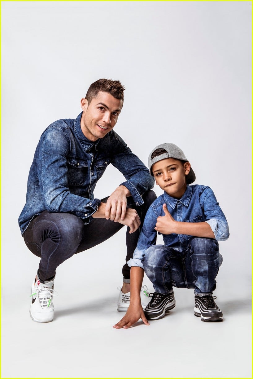 Cristiano Ronaldo & Son Cristiano Jr Team Up For Adorable 'CR7 ...