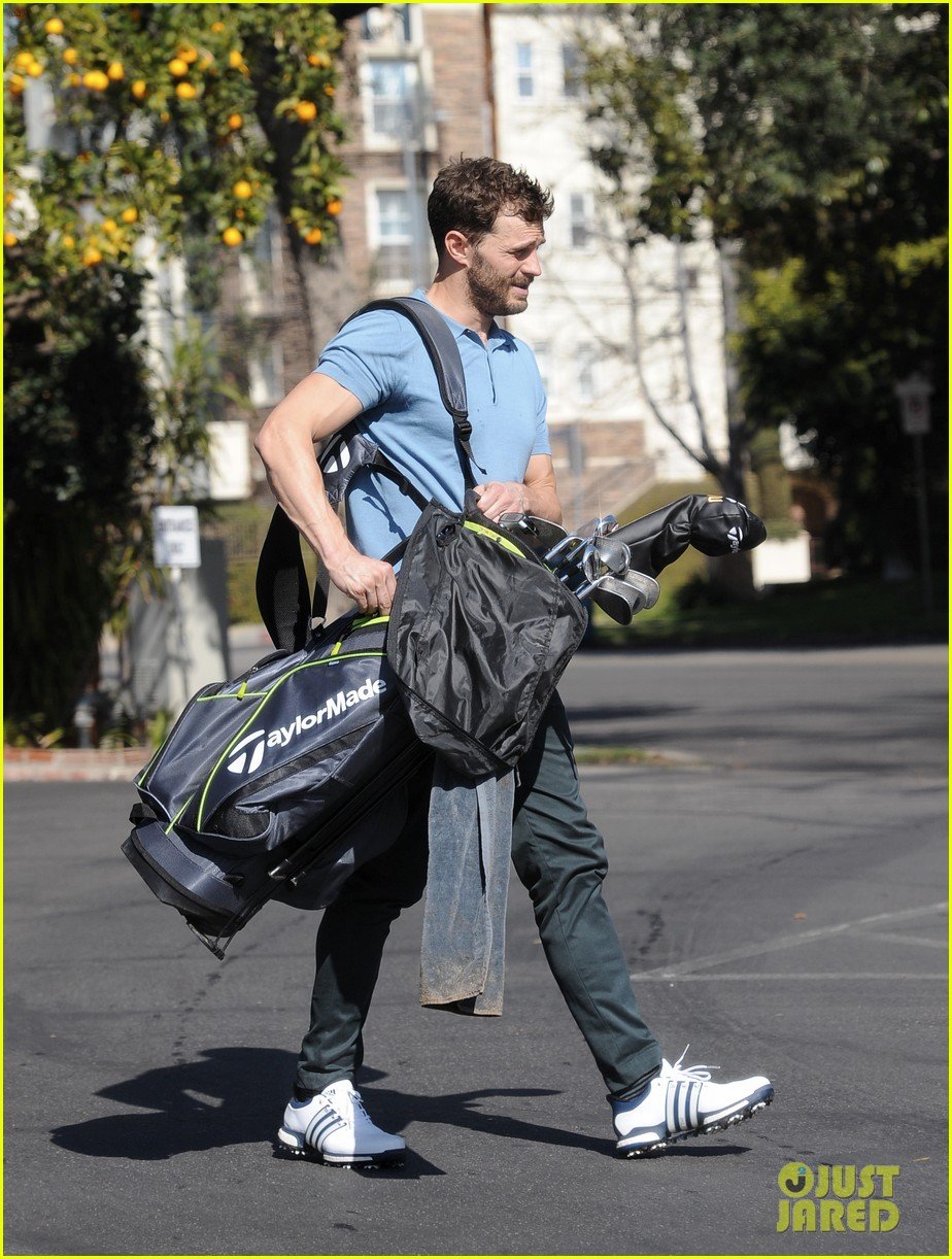 Jamie Dornan Flaunts His Biceps at the Driving Range!: Photo 4032441 ...