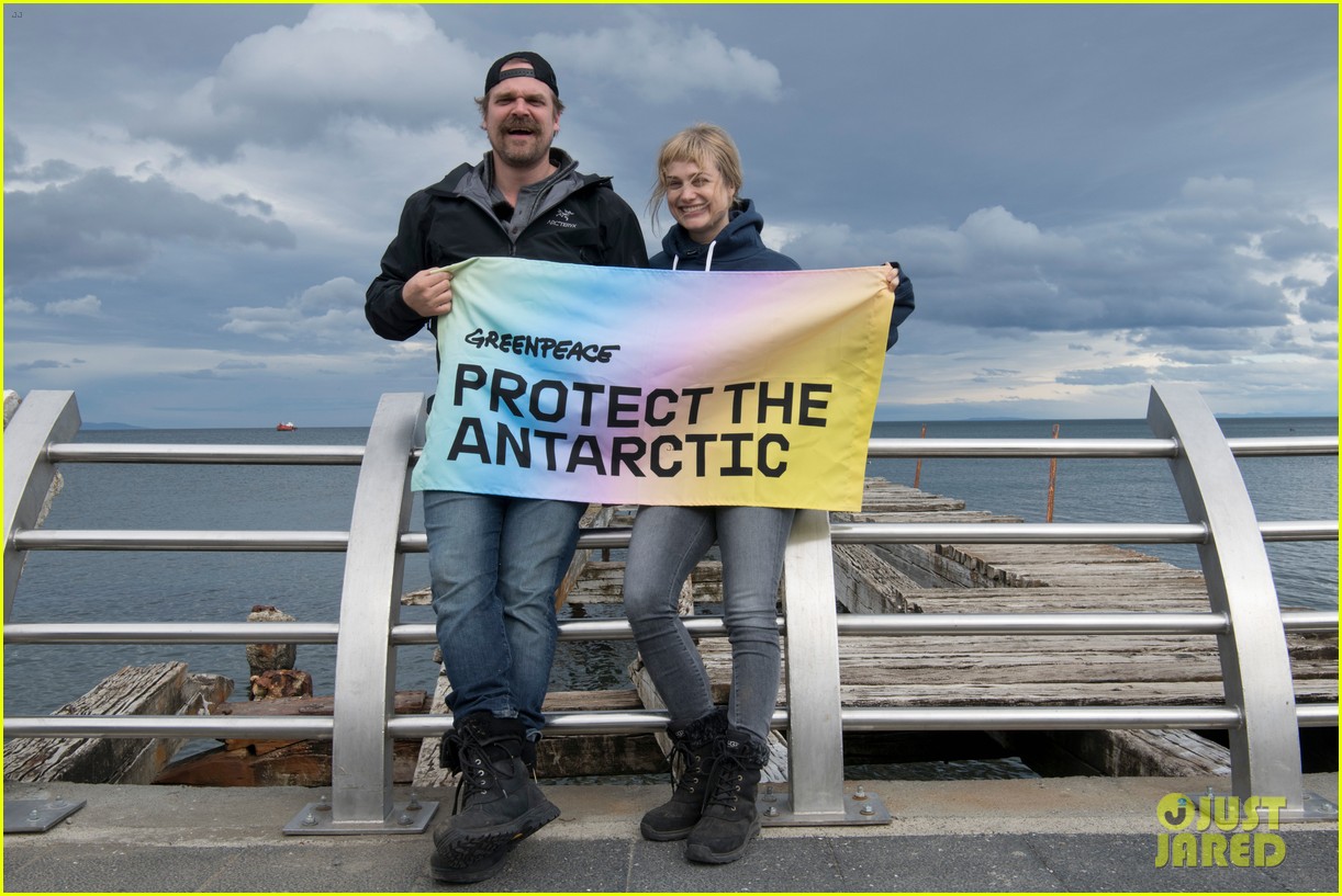David Harbour & Girlfriend Alison Sudol Board Ship Headed to Antarctica ...