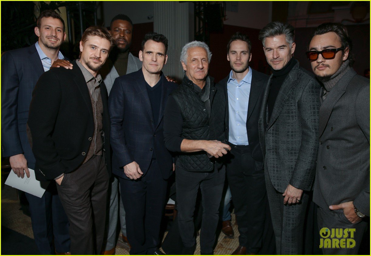 Taylor Kitsch, Winston Duke & Boyd Holbrook Buddy Up at Joseph Abboud ...