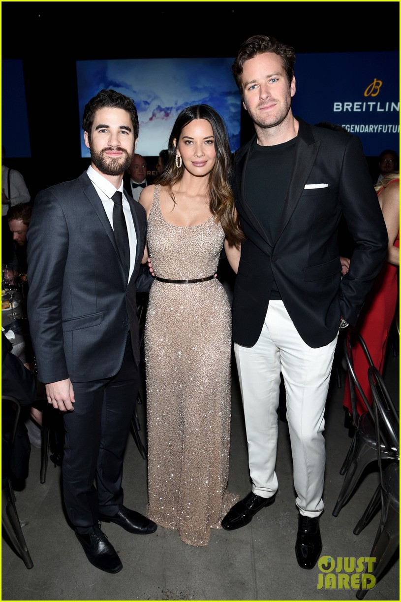 Olivia Munn Joins Darren Criss & Armie Hammer at Breitling Dinner in ...
