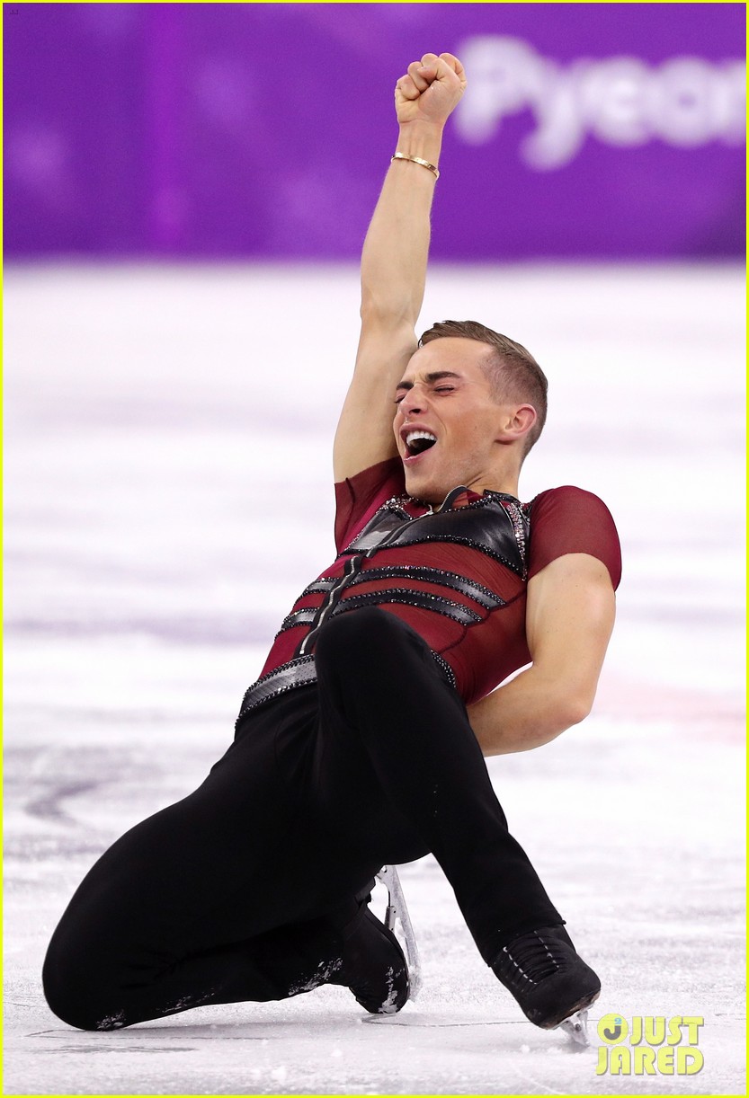 Adam Rippon Scores High in Short Program at Winter Olympics! (Video ...