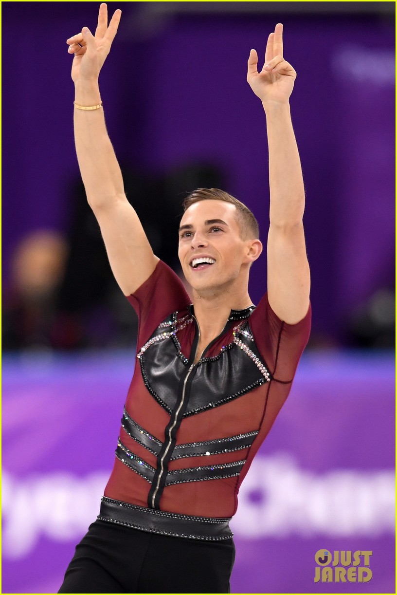 Adam Rippon Scores High in Short Program at Winter Olympics! (Video ...
