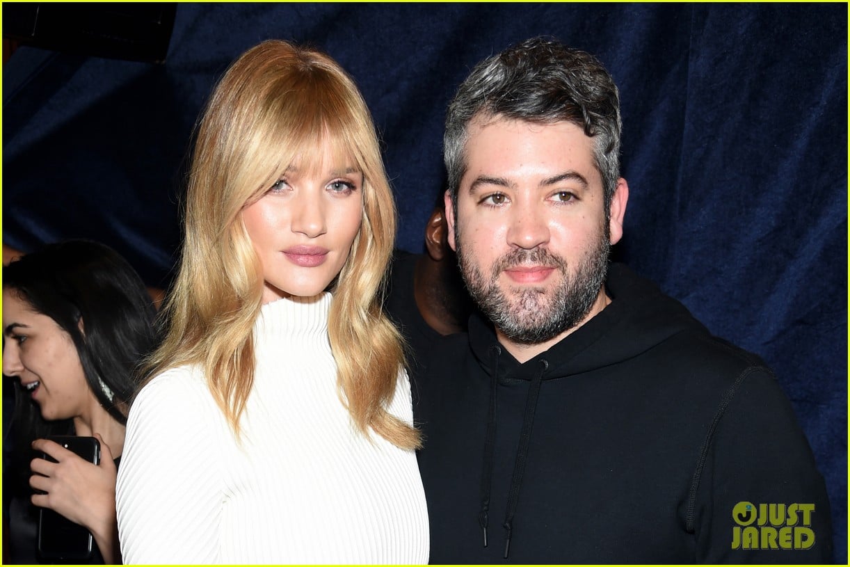 Rosie Huntington-Whiteley & Ashley Graham Buddy Up at Brandon Maxwell ...