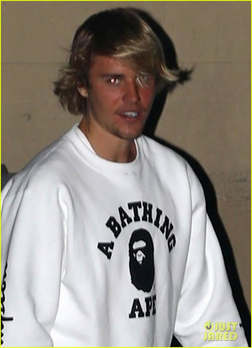 Justin Bieber Shows Off Longer Locks Leaving Church Service: Photo ...