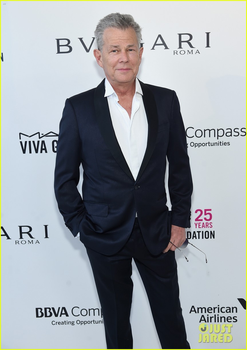 Katharine McPhee & David Foster Couple Up at Elton John's Oscars ...