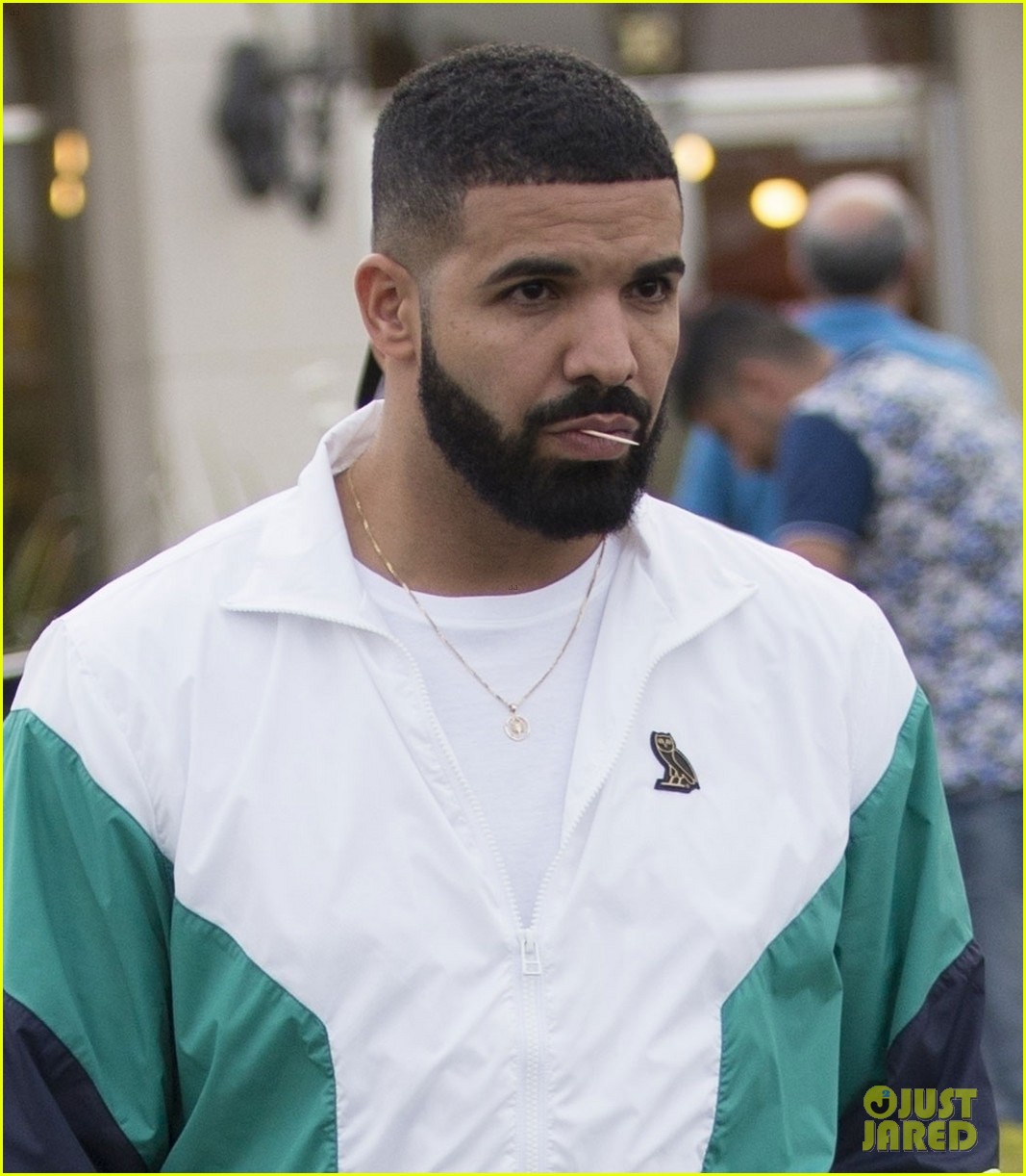 Drake Wears Matching Track Suit for Lunch with His Entourage: Photo ...