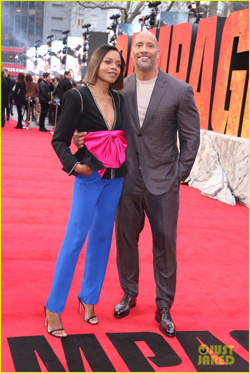 Dwayne Johnson & 'Rampage' Cast Hit London for Big Premiere!: Photo ...