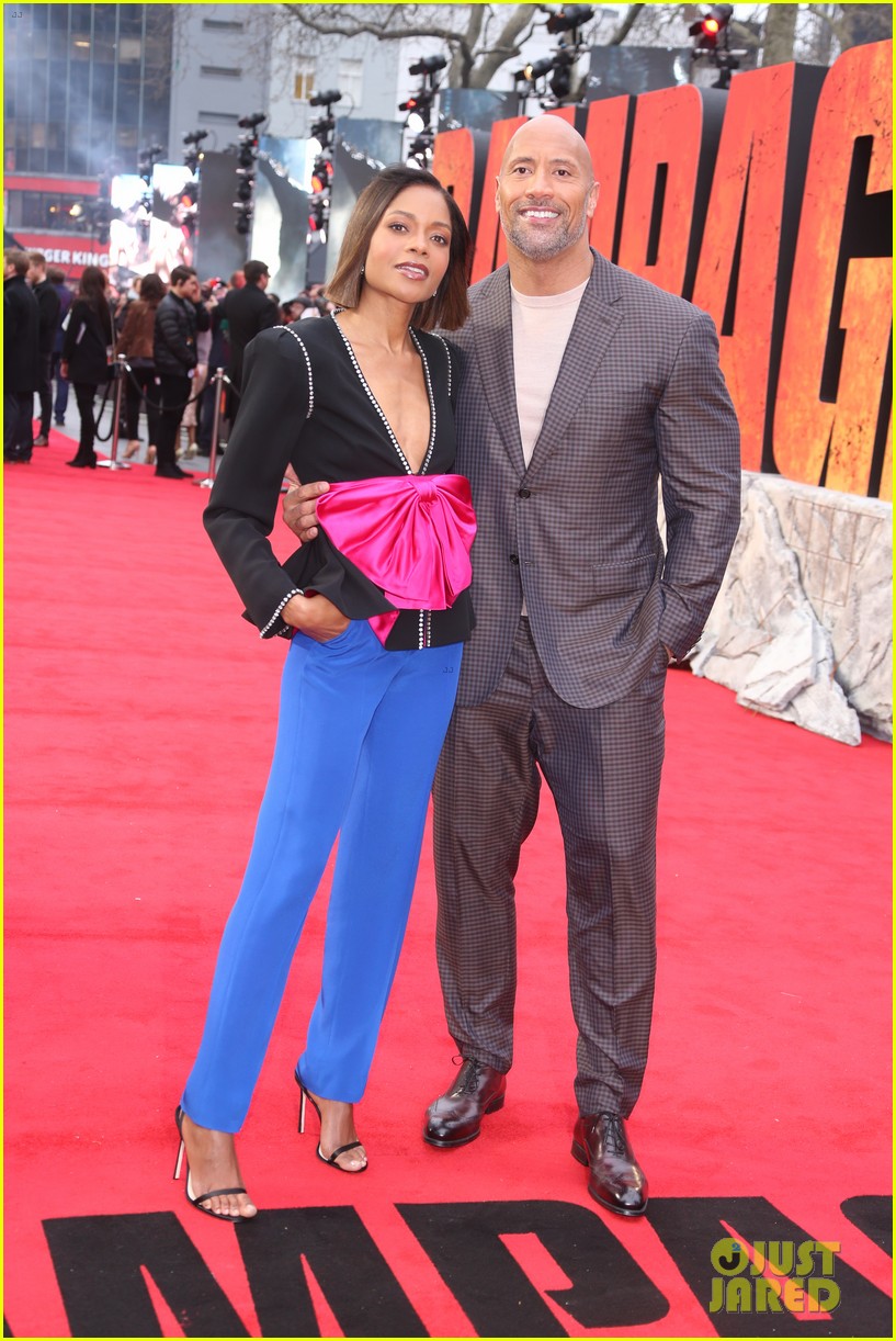 Dwayne Johnson & 'Rampage' Cast Hit London for Big Premiere!: Photo ...