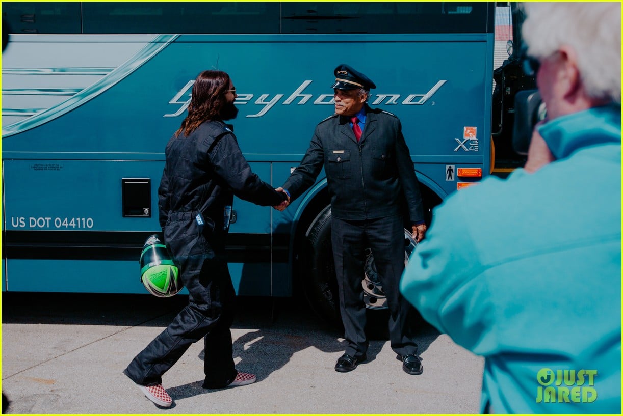 Jared Leto Hits Texas Motor Speedway During Cross-Country Mars Across ...
