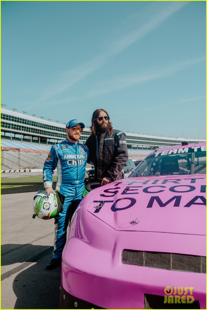 Jared Leto Hits Texas Motor Speedway During Cross-Country Mars Across ...