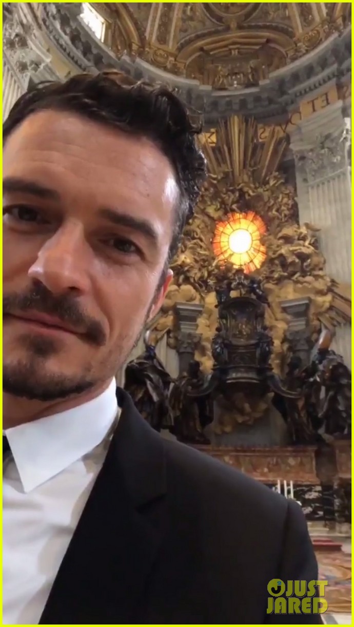 Katy Perry & Orlando Bloom Meet the Pope in Vatican City!: Photo ...