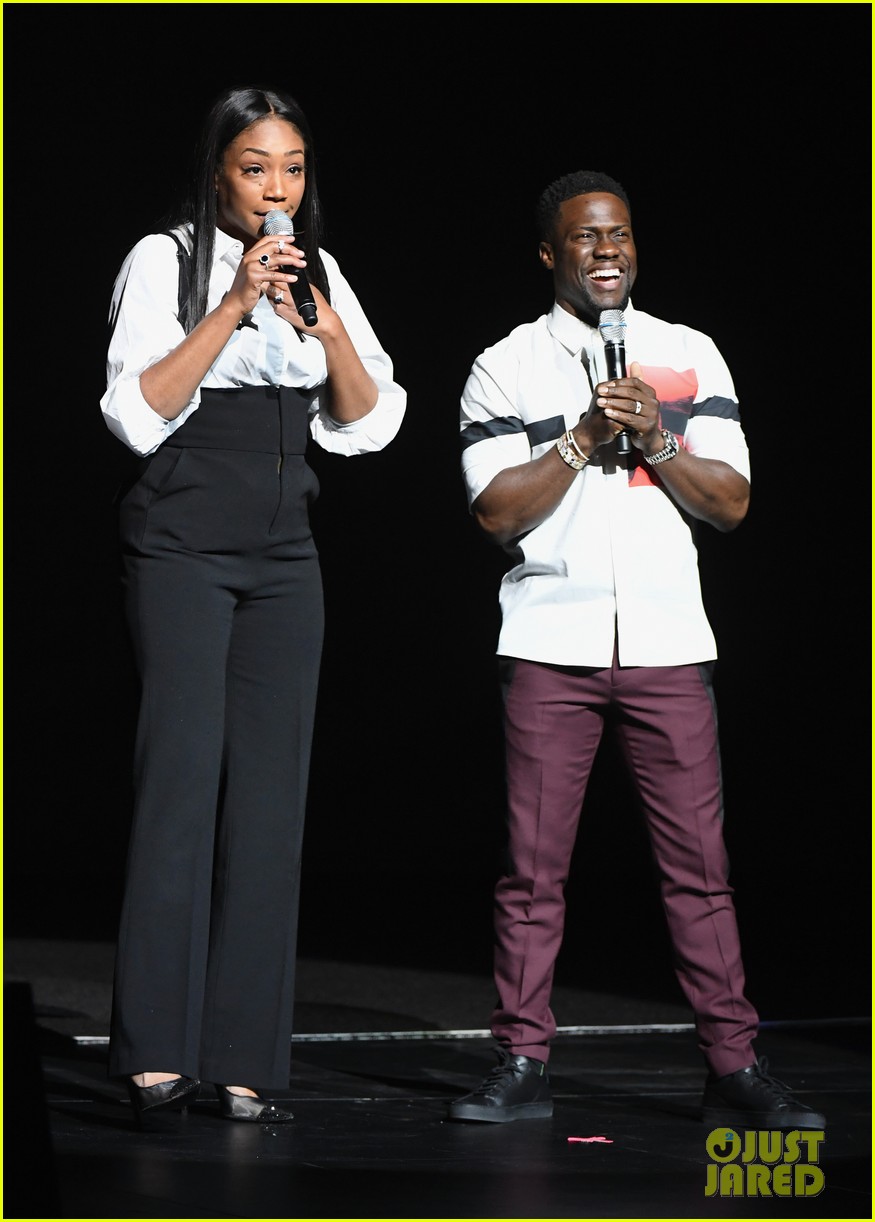 Tiffany Haddish & Kevin Hart Entertain the Crowd at CinemaCon 2018 in ...