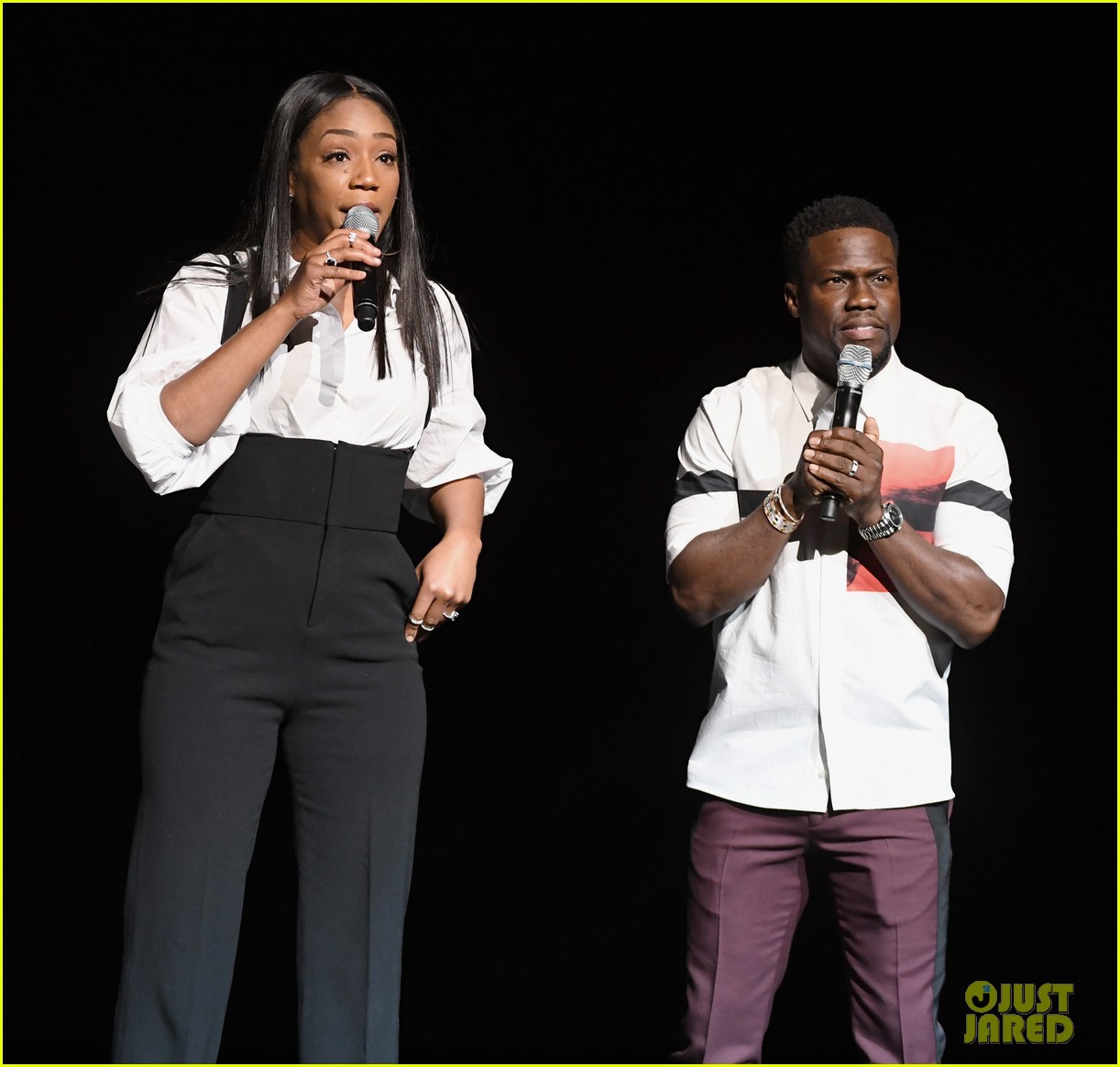 Tiffany Haddish & Kevin Hart Entertain the Crowd at CinemaCon 2018 in ...